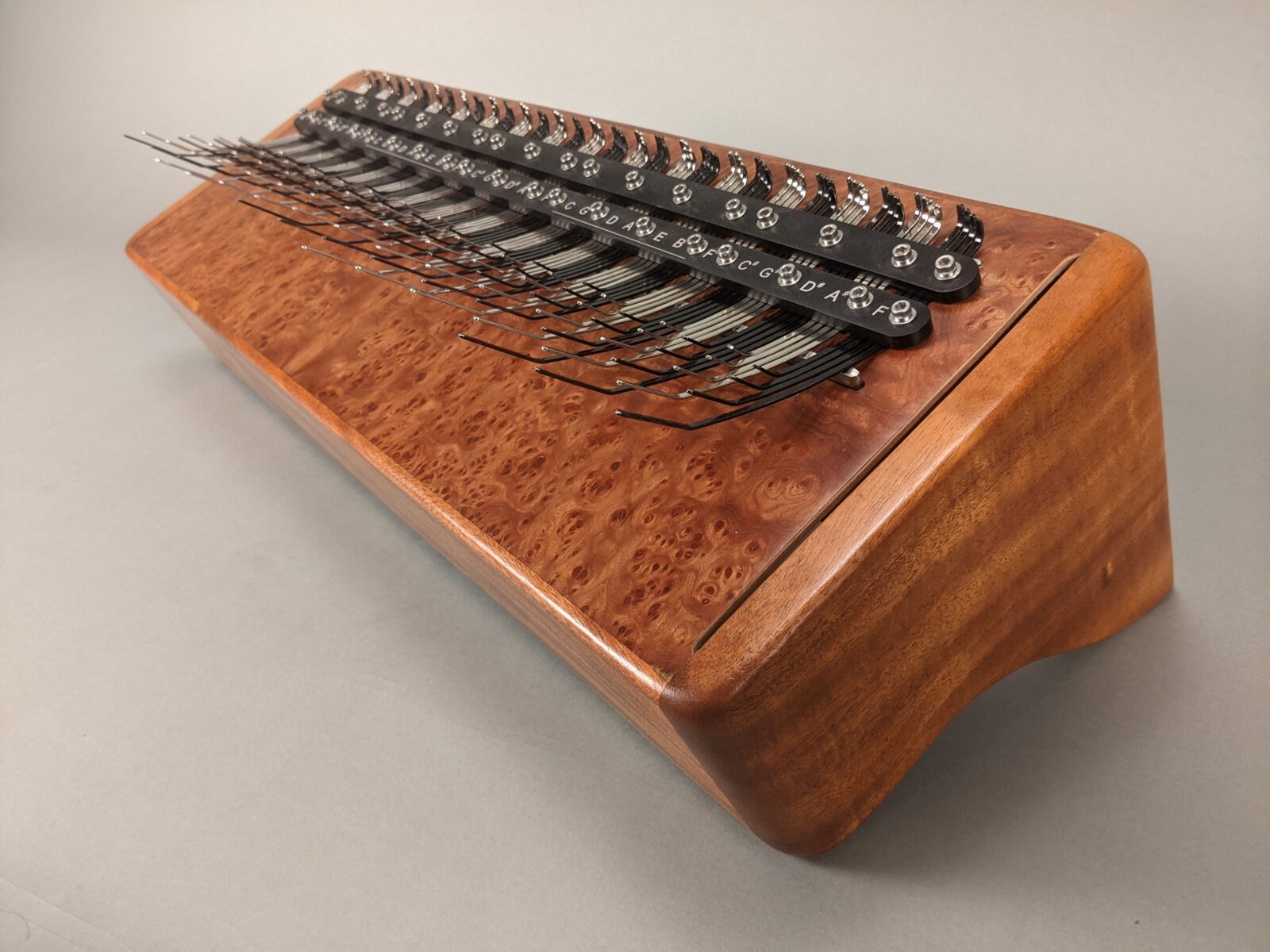 4 Octave Redwood Burl Top with African Mahogany – The Array Mbira ...